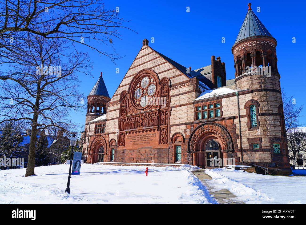 PRINCETON, NJ -30 JAN 2022- View of the Princeton University campus in ...