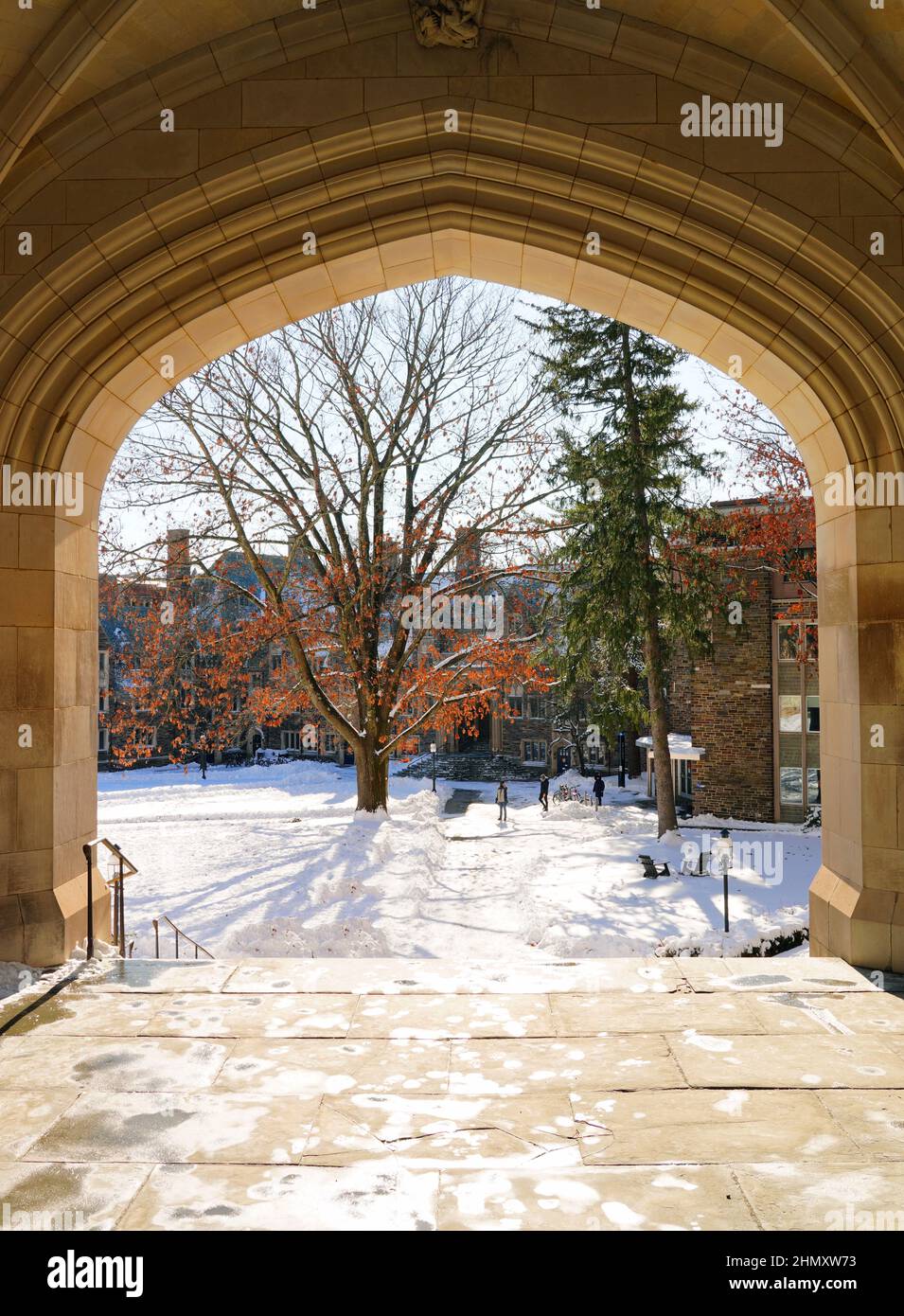 PRINCETON, NJ -30 JAN 2022- View of the Princeton University campus in ...