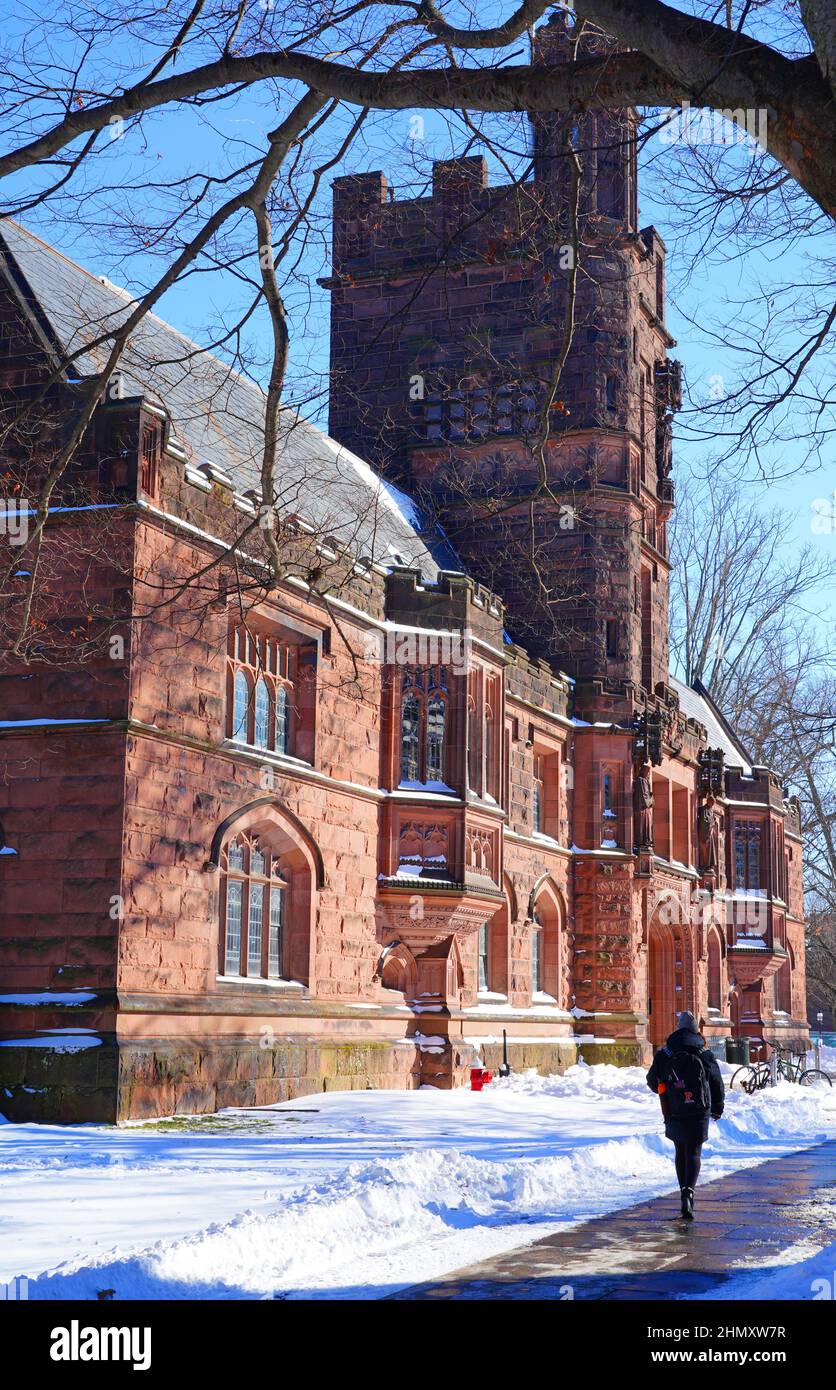 PRINCETON, NJ -30 JAN 2022- View of the Princeton University campus in ...