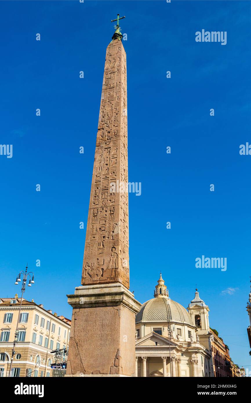 Piazza del Popolo, the site Rome's oldest obelisk and the city's ...