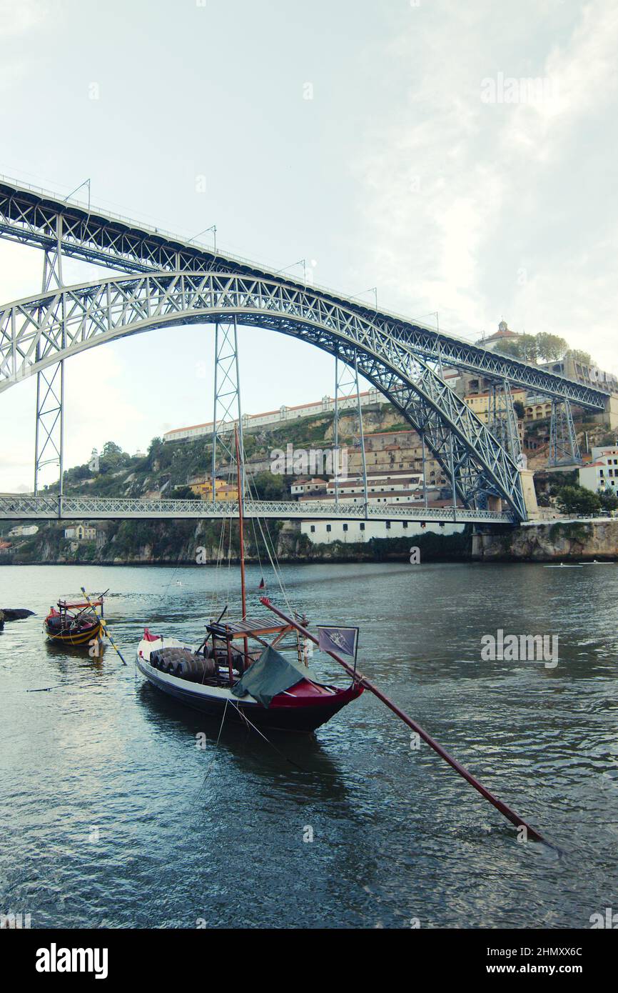 Rabelo, the traditional boats that use to bring the port wine barrels ...