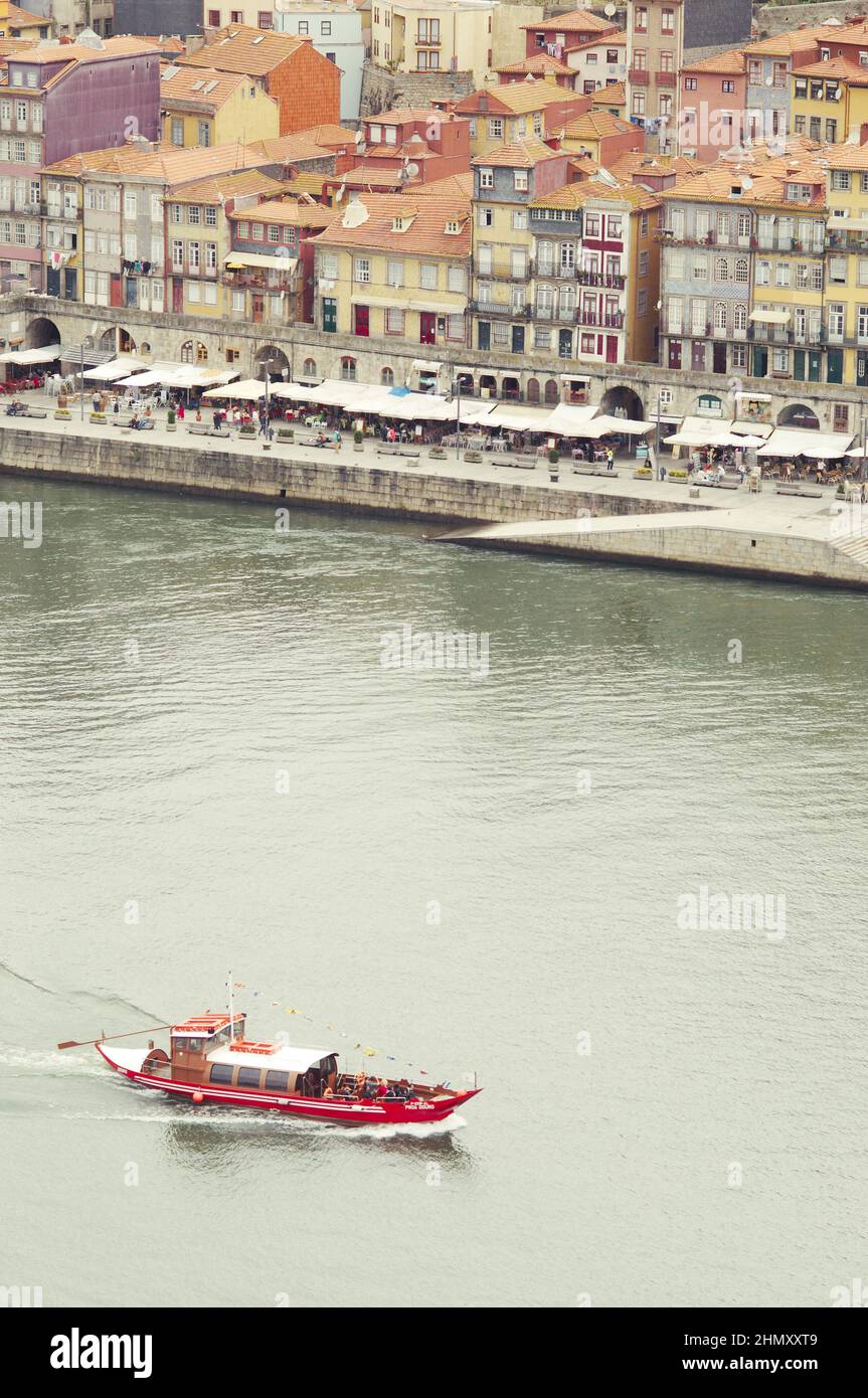 Rabelo, the traditional boats that use to bring the port wine barrels ...