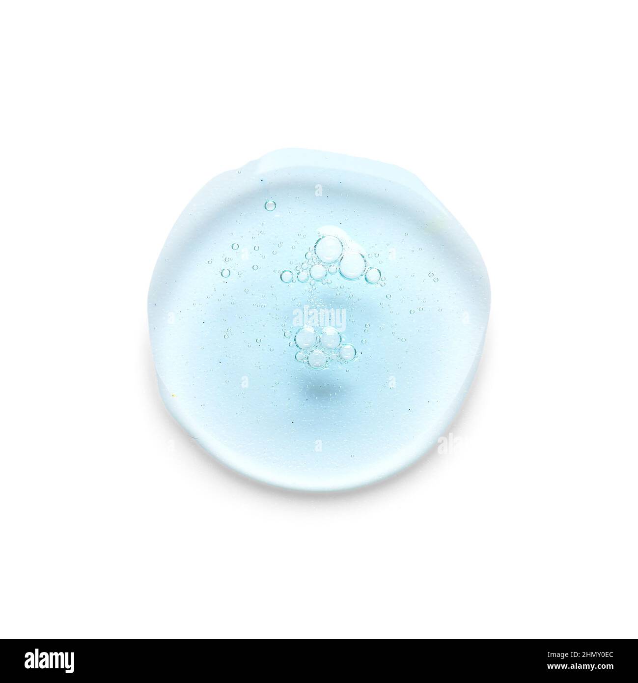Drop of cosmetic serum on white background Stock Photo - Alamy