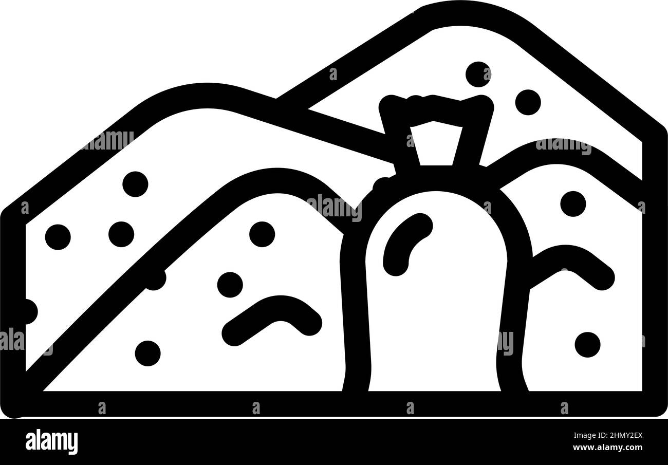 Sand building material line Black and White Stock Photos & Images - Alamy