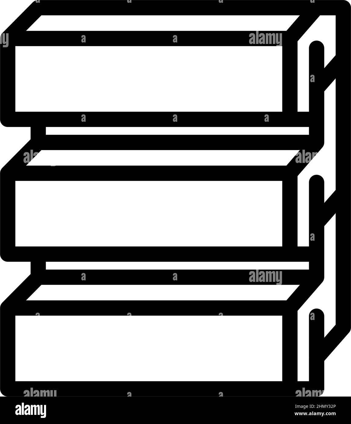 siding building material line icon vector illustration Stock Vector ...