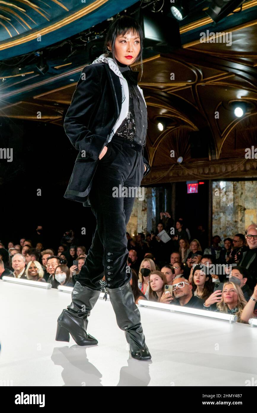 Models walk the Malan Breton FANToMe AW22 Runway Show NYFW x Runway 7 ...