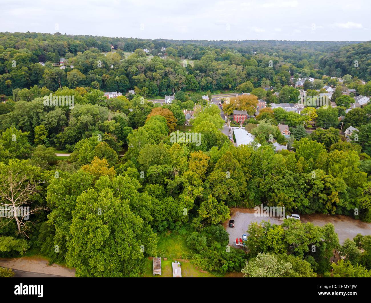 New hope pennsylvania aerial hi-res stock photography and images - Alamy