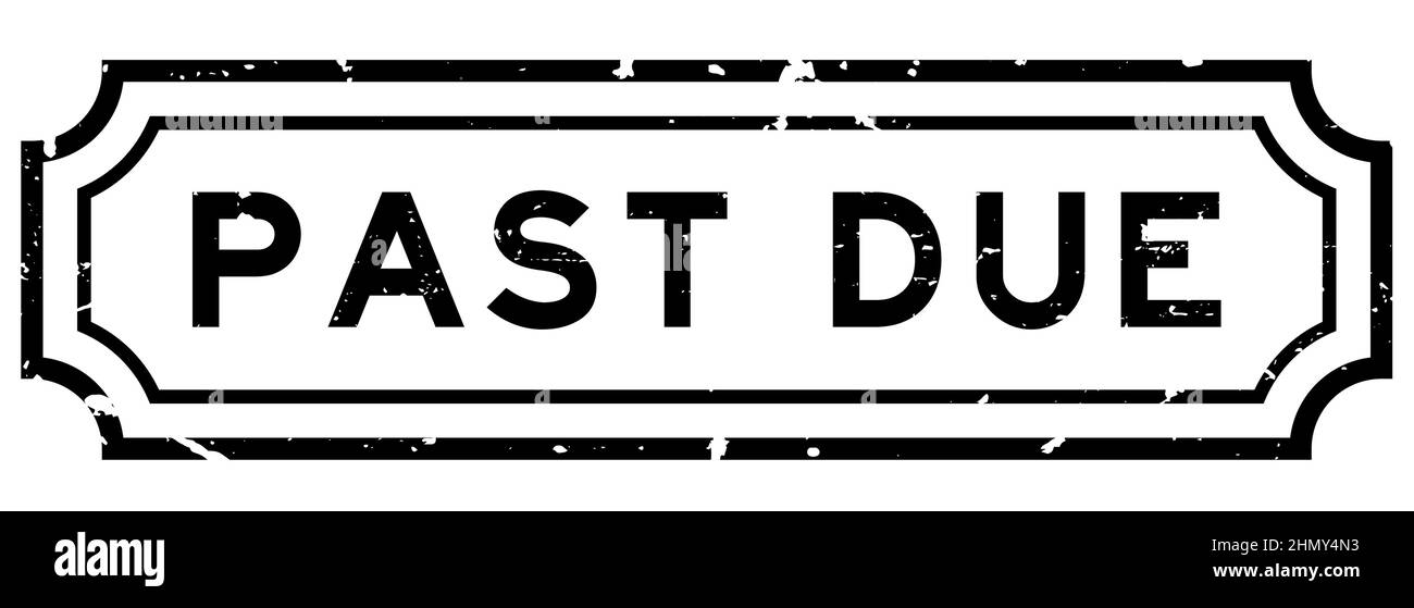 Past due word Stock Vector Images - Alamy