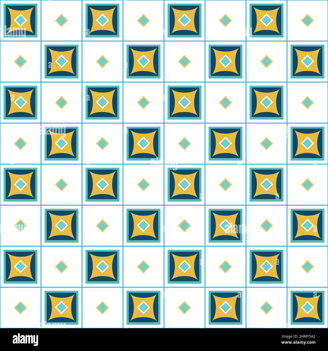 Patchwork square pattern. Geometric vector illustration Stock Vector ...
