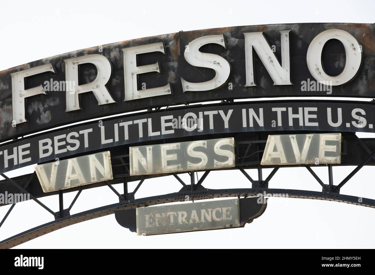 Fresno, California, USA - July 15, 2021: Late afternoon light ...