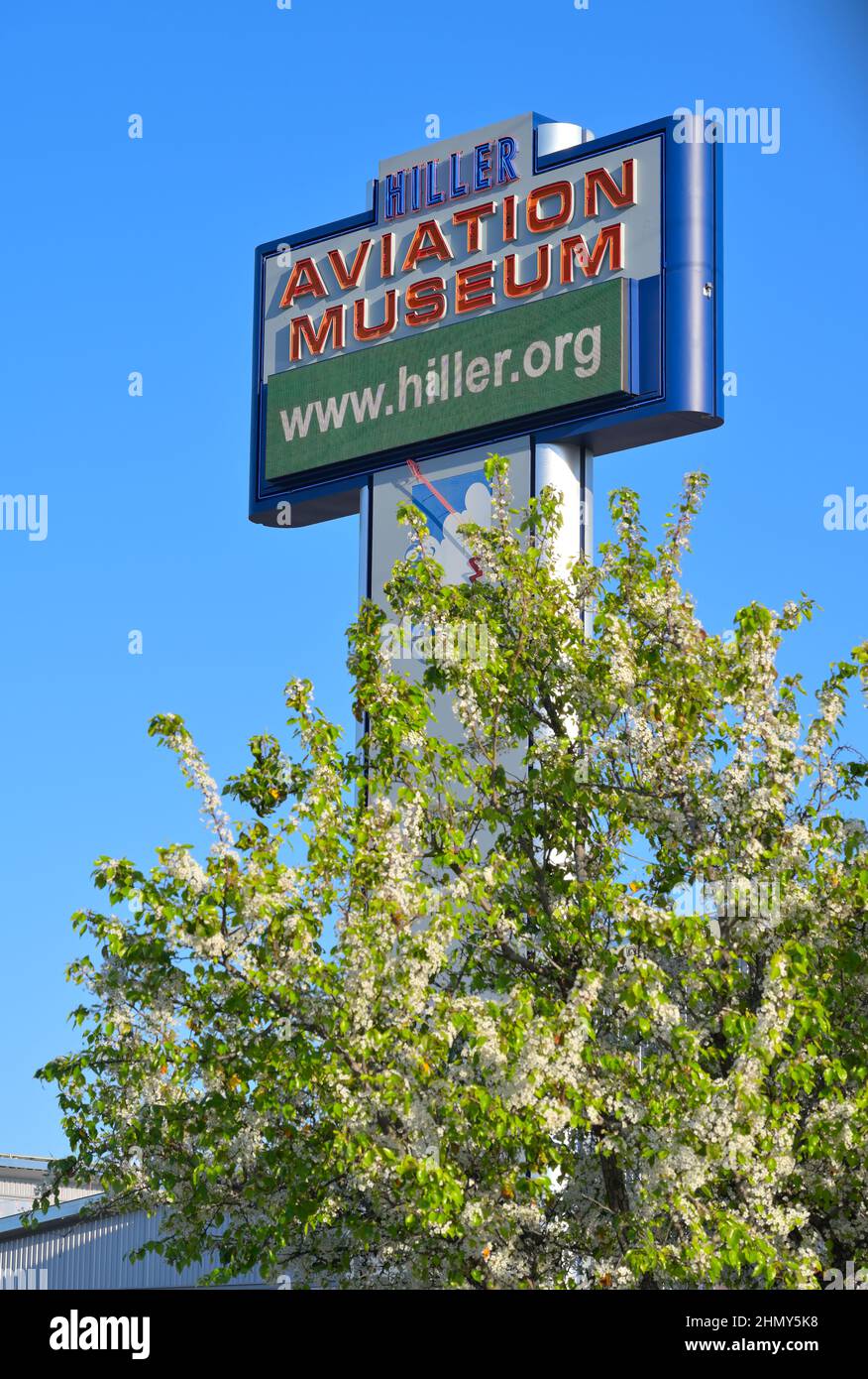 The Hiller Aviation Museum, San Carlos CA Stock Photo - Alamy