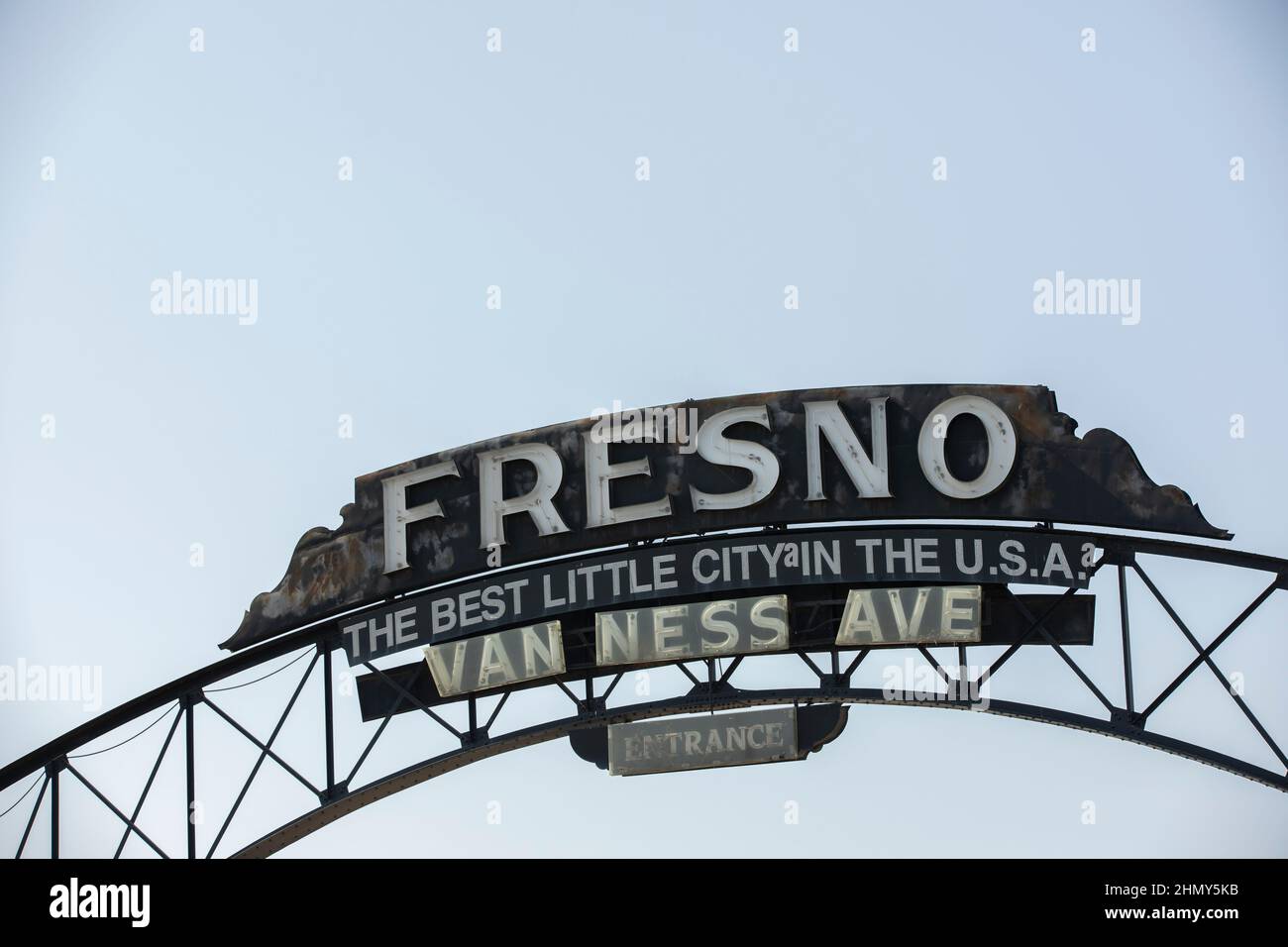 Fresno, California, USA - July 15, 2021: Late afternoon light ...