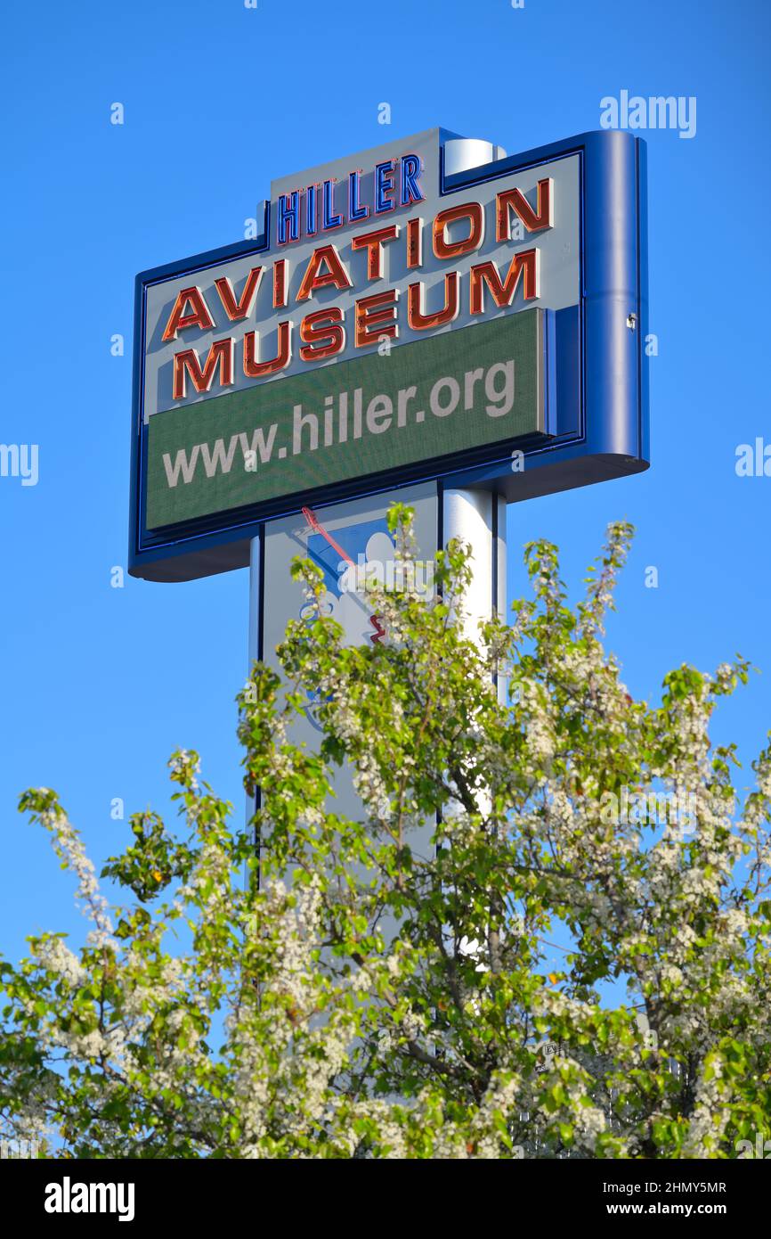 The Hiller Aviation Museum, San Carlos CA Stock Photo - Alamy
