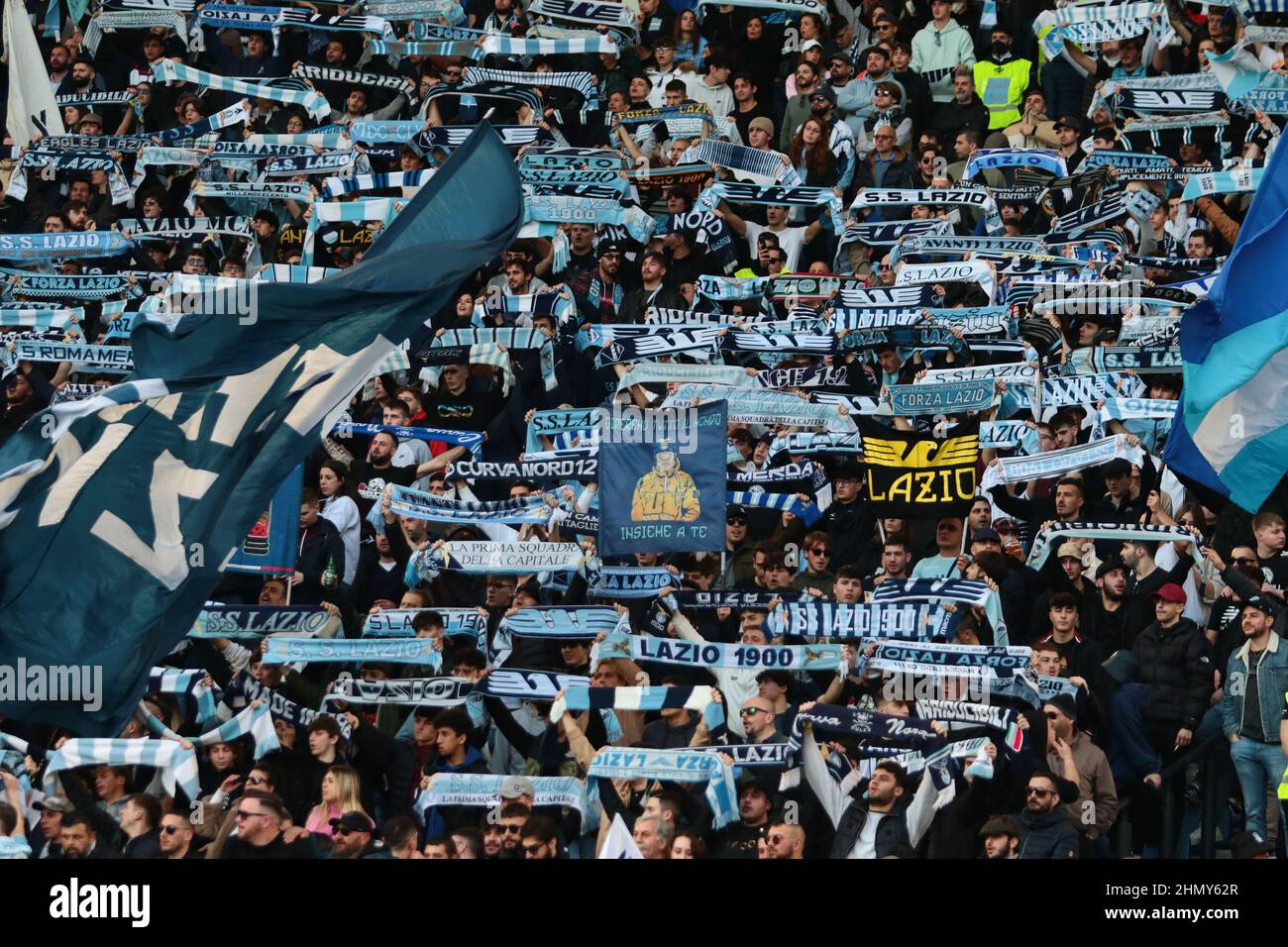 Lazio fans hi-res stock photography and images - Alamy