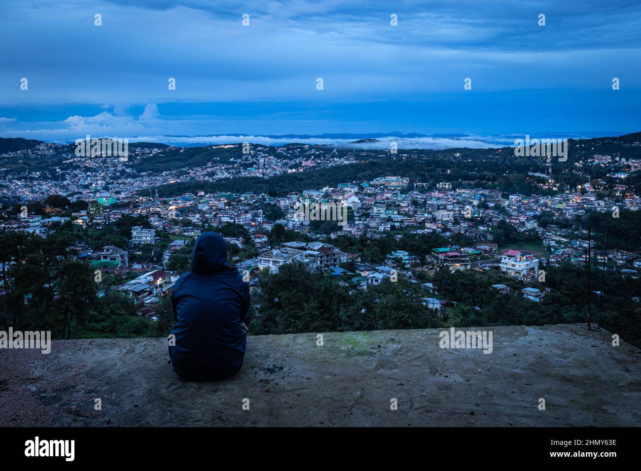 Shillong night view hi-res stock photography and images - Alamy