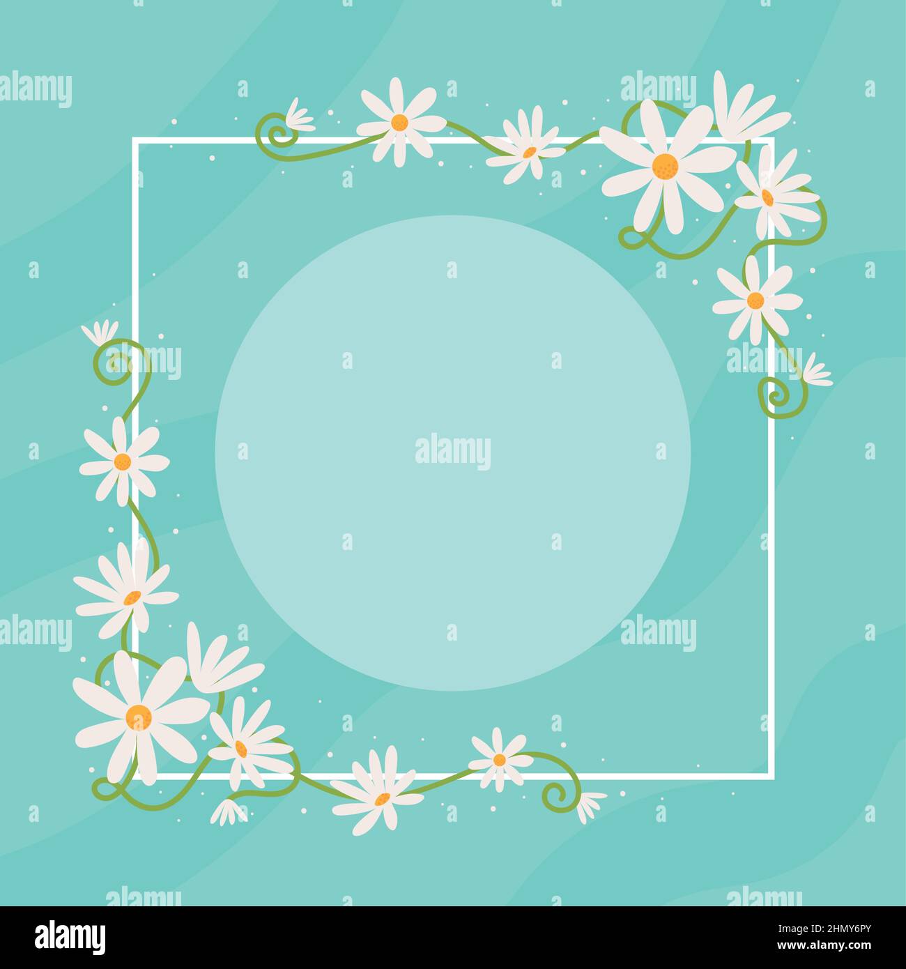 flowers label template Stock Vector Image & Art - Alamy