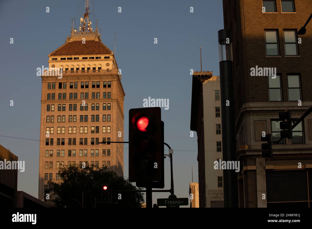 Fresno california skyline hi-res stock photography and images - Alamy