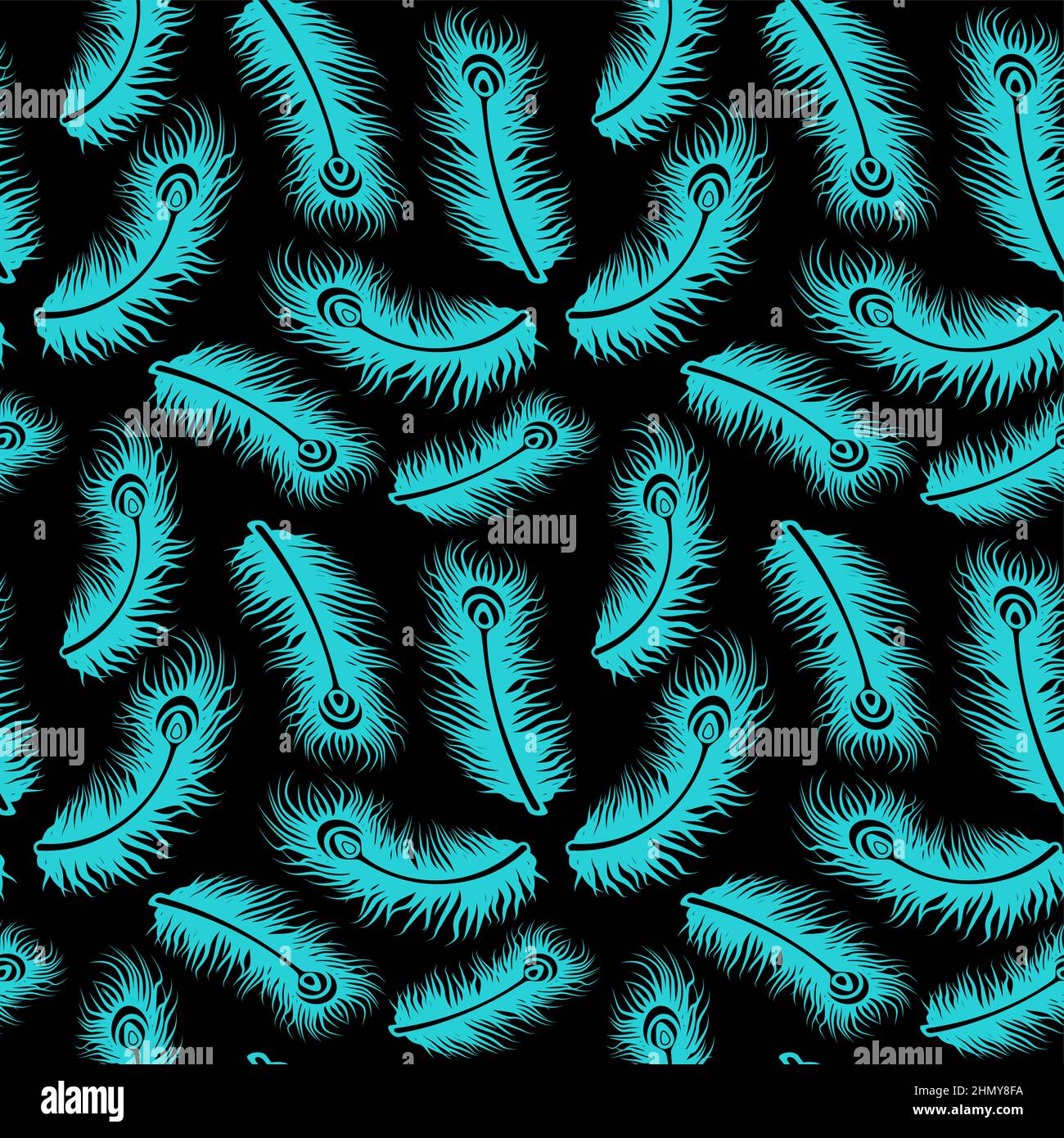Feather Pattern Design Background Illustration Stock Vector Image & Art ...