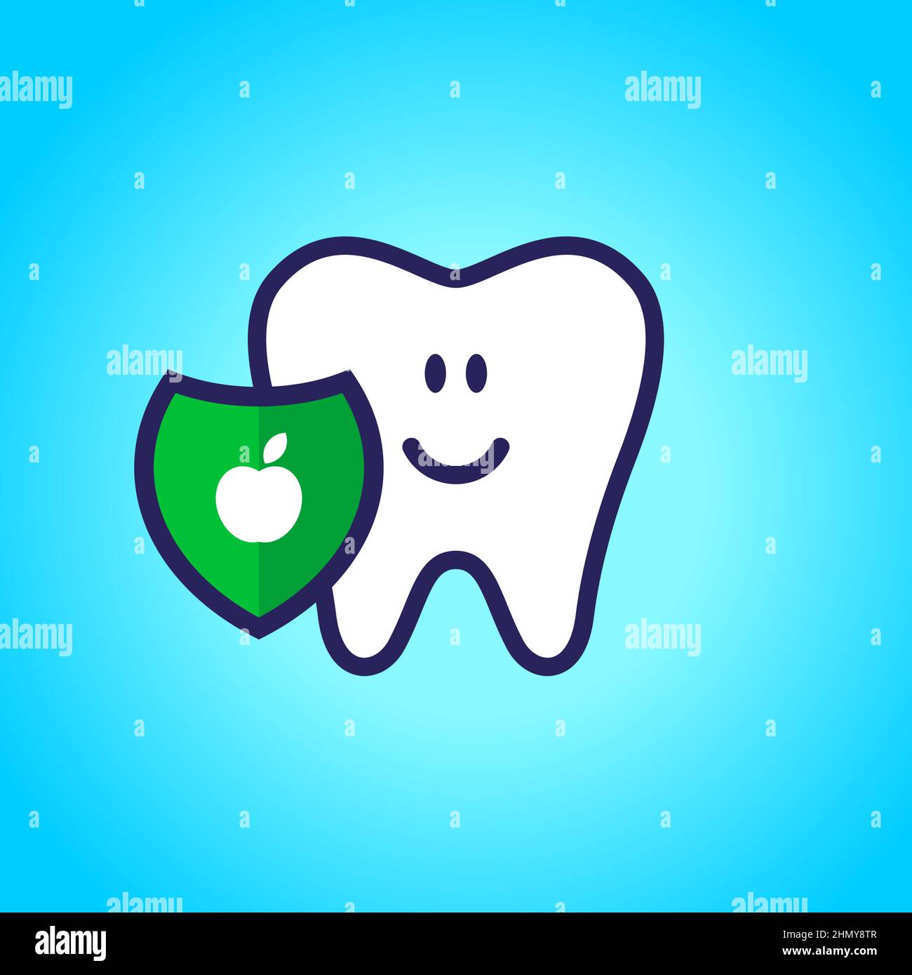 Protected tooth, healthy, white, happy tooth, dentistry, oral hygiene ...