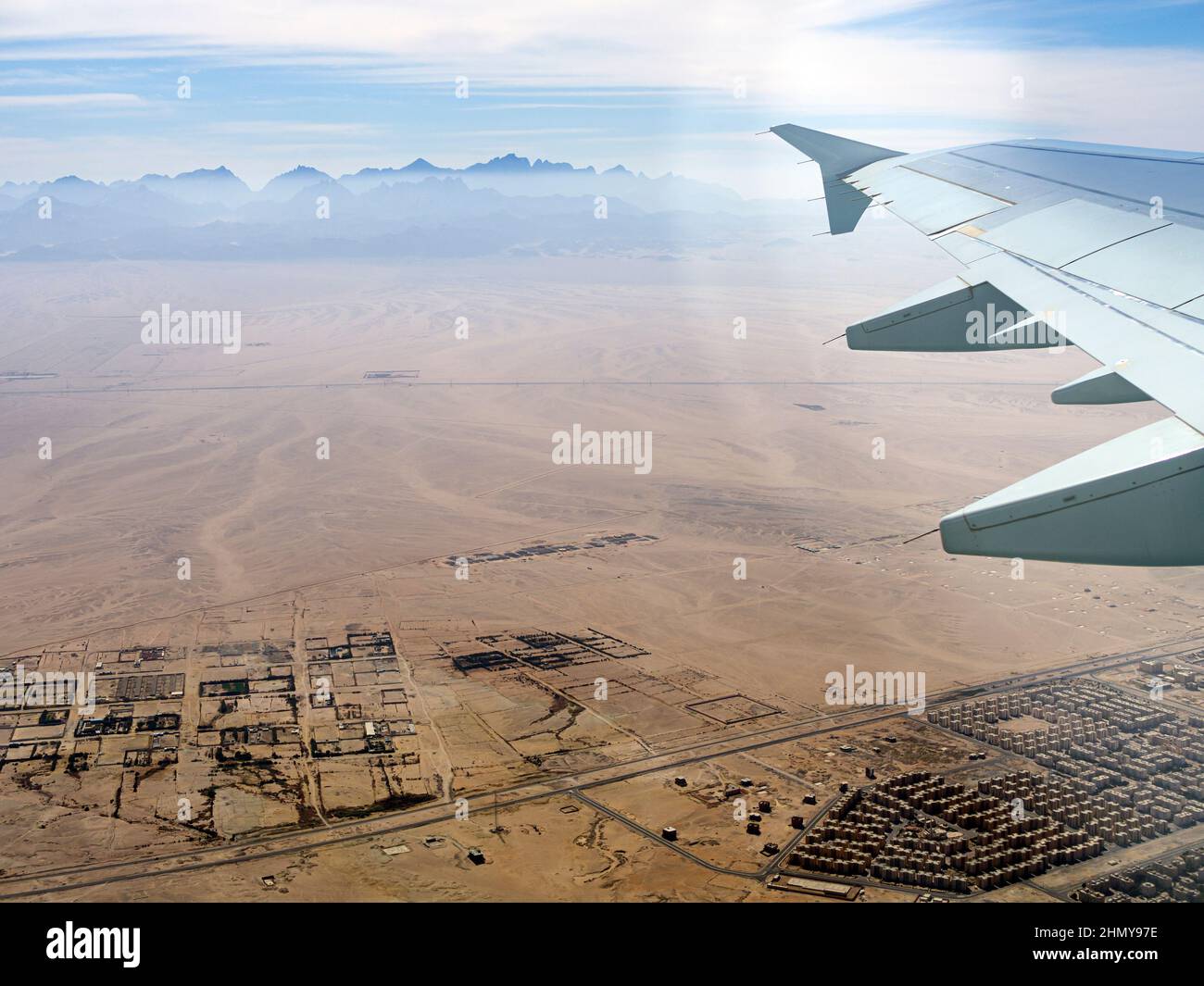 Aerial view above the clouds and sky, Inspiration concept. Travel ...