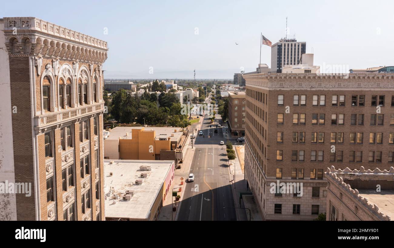 Downtown fresno aerial hi-res stock photography and images - Alamy