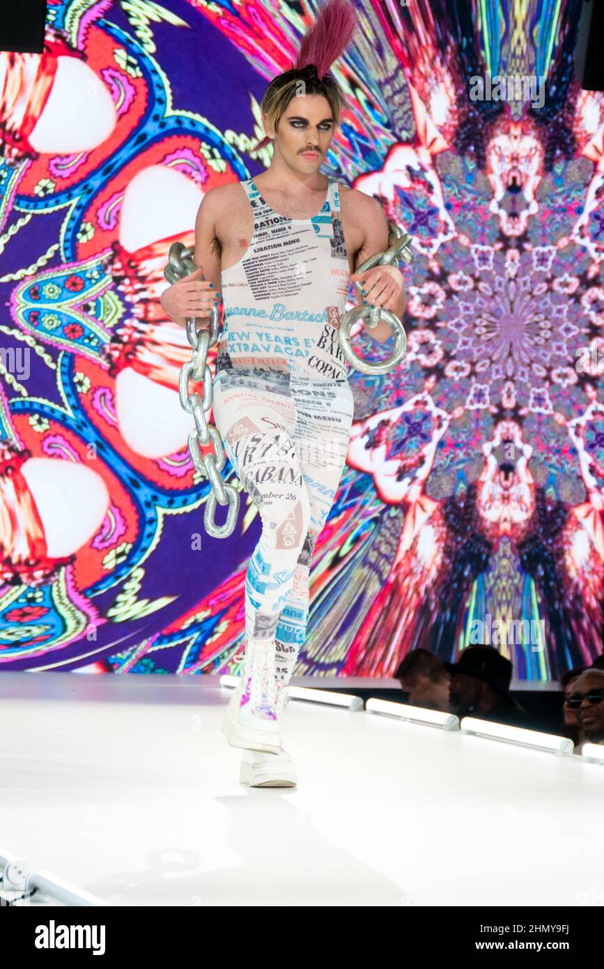 Models walk the Susanne Bartsch LOOK Capsule Collection Runway Show ...