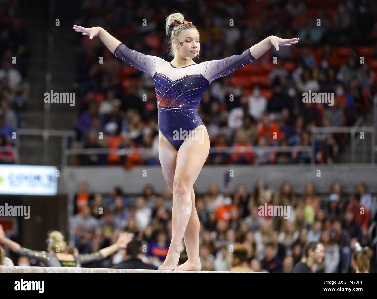 Auburn, AL, USA. 11th Feb, 2022. Auburn's Piper Smith performs on the ...