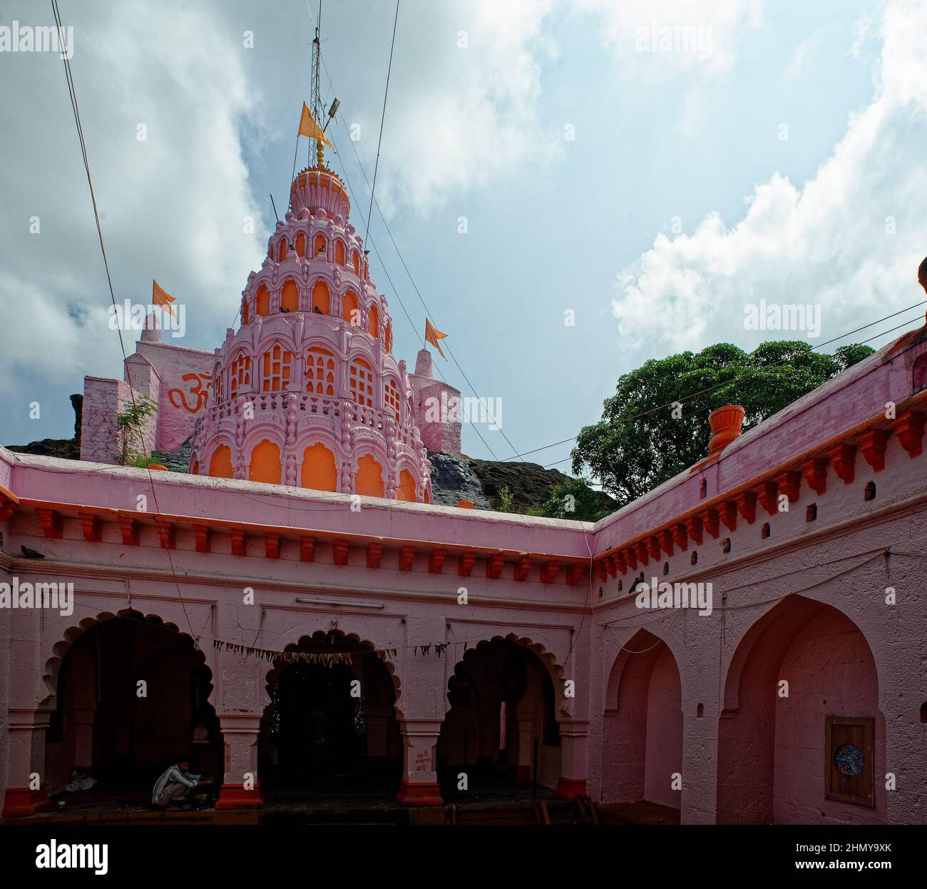 Architecture and dome(Shikhara) of Goddess Matsyodari Devi Temple at ...