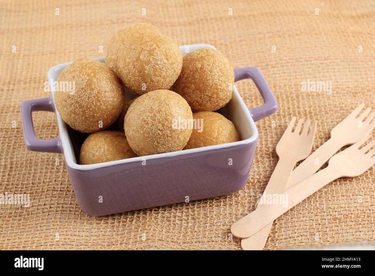 Tahu Bulat, Indonesian Fried Round Tofu Digoreng Dadakan Stock Photo ...
