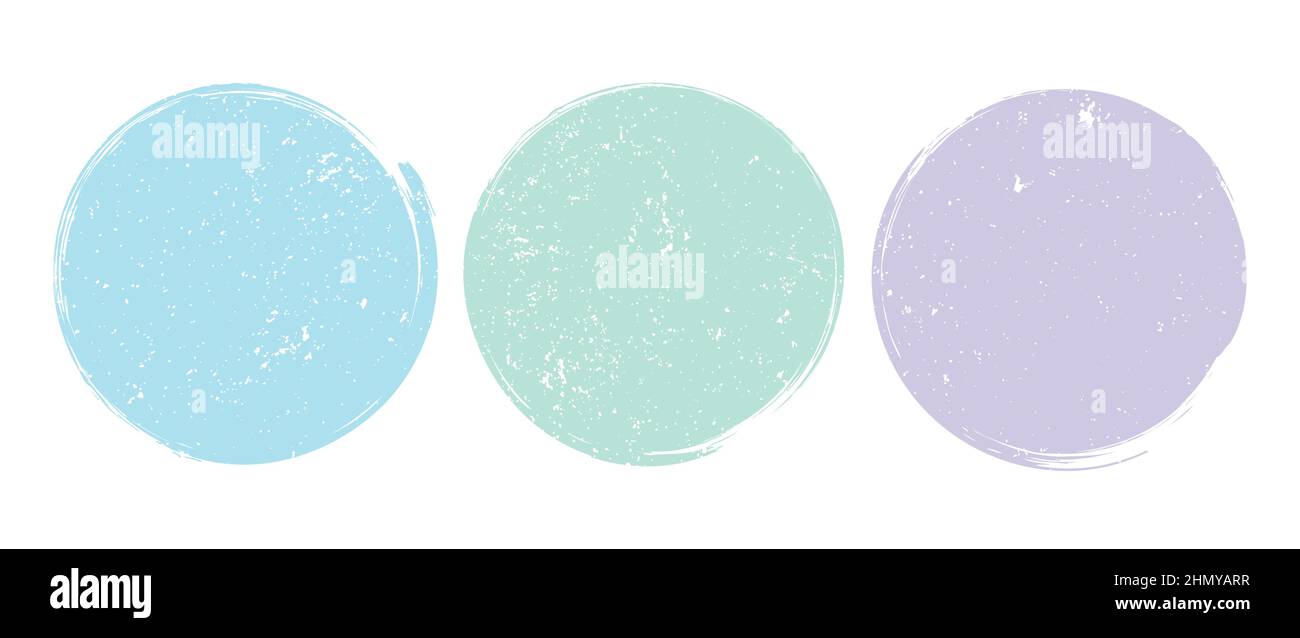 Brush Circle Logo Template Vector Stock Vector Image & Art - Alamy