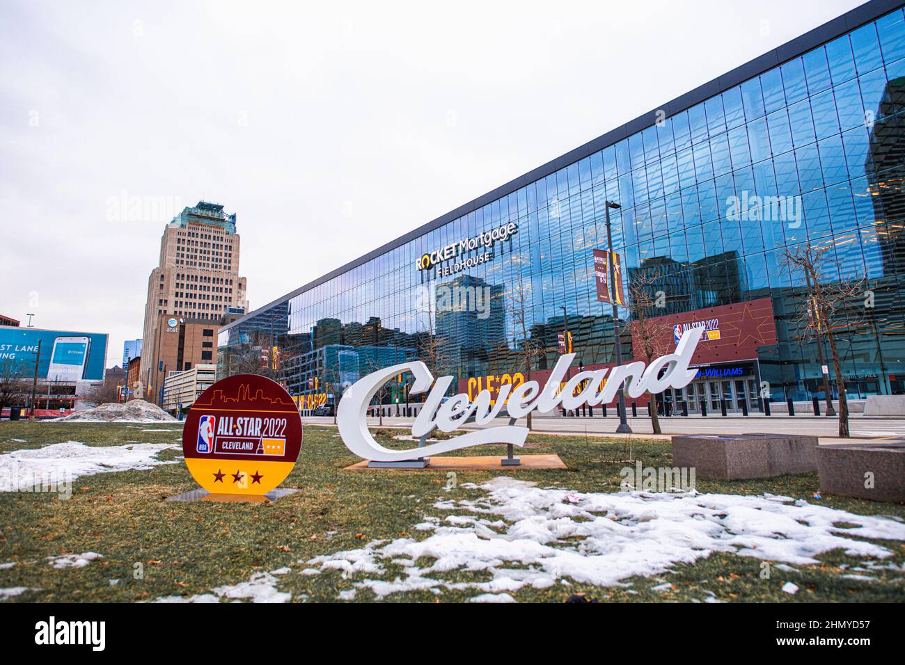 NBA All-Star Weekend in Cleveland Ohio Stock Photo - Alamy