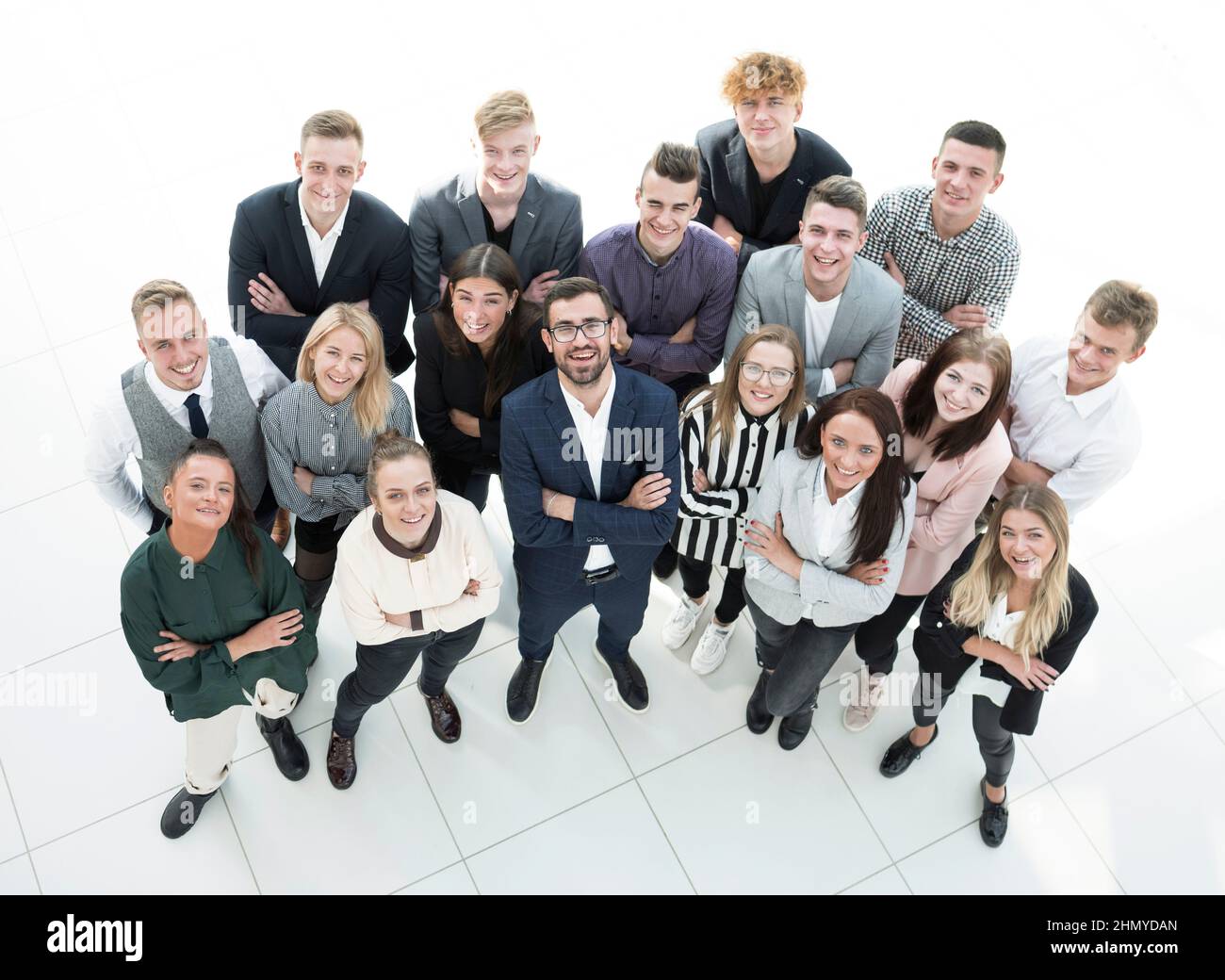 group of ambitious young business people standing together Stock Photo ...
