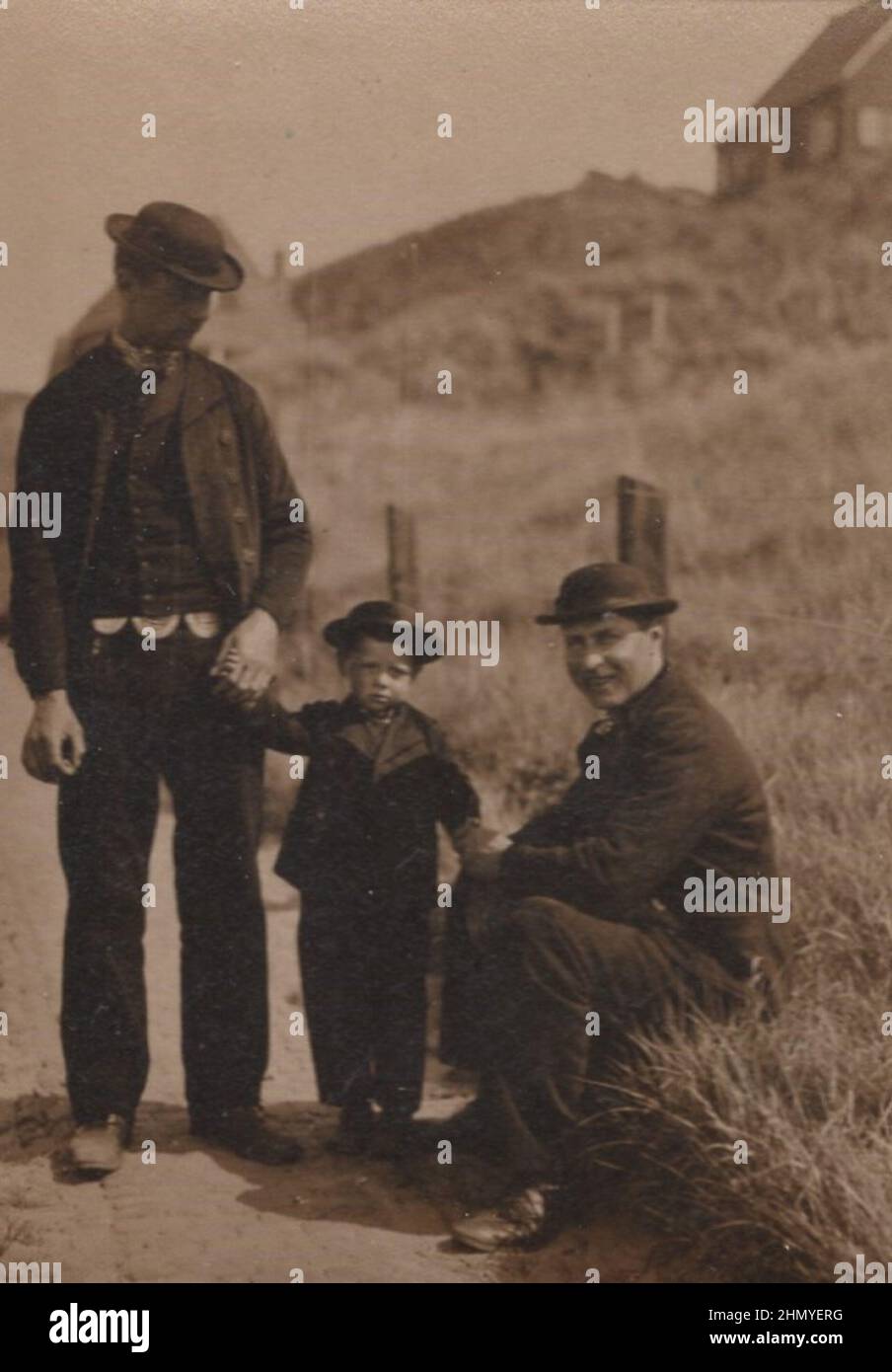 19th century USA men photo. All of them wearing rounded-crown hats ...