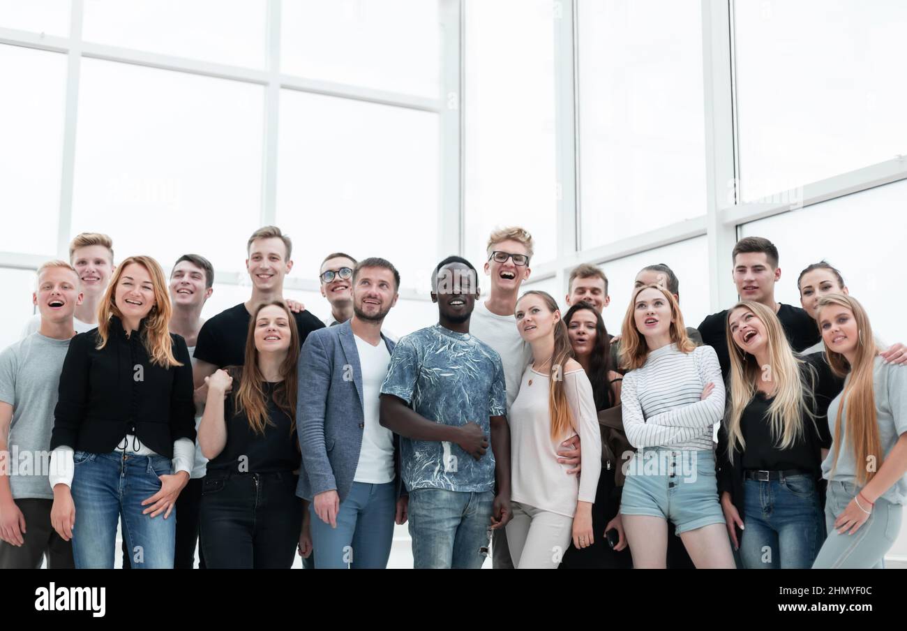 group of successful young people standing together Stock Photo - Alamy