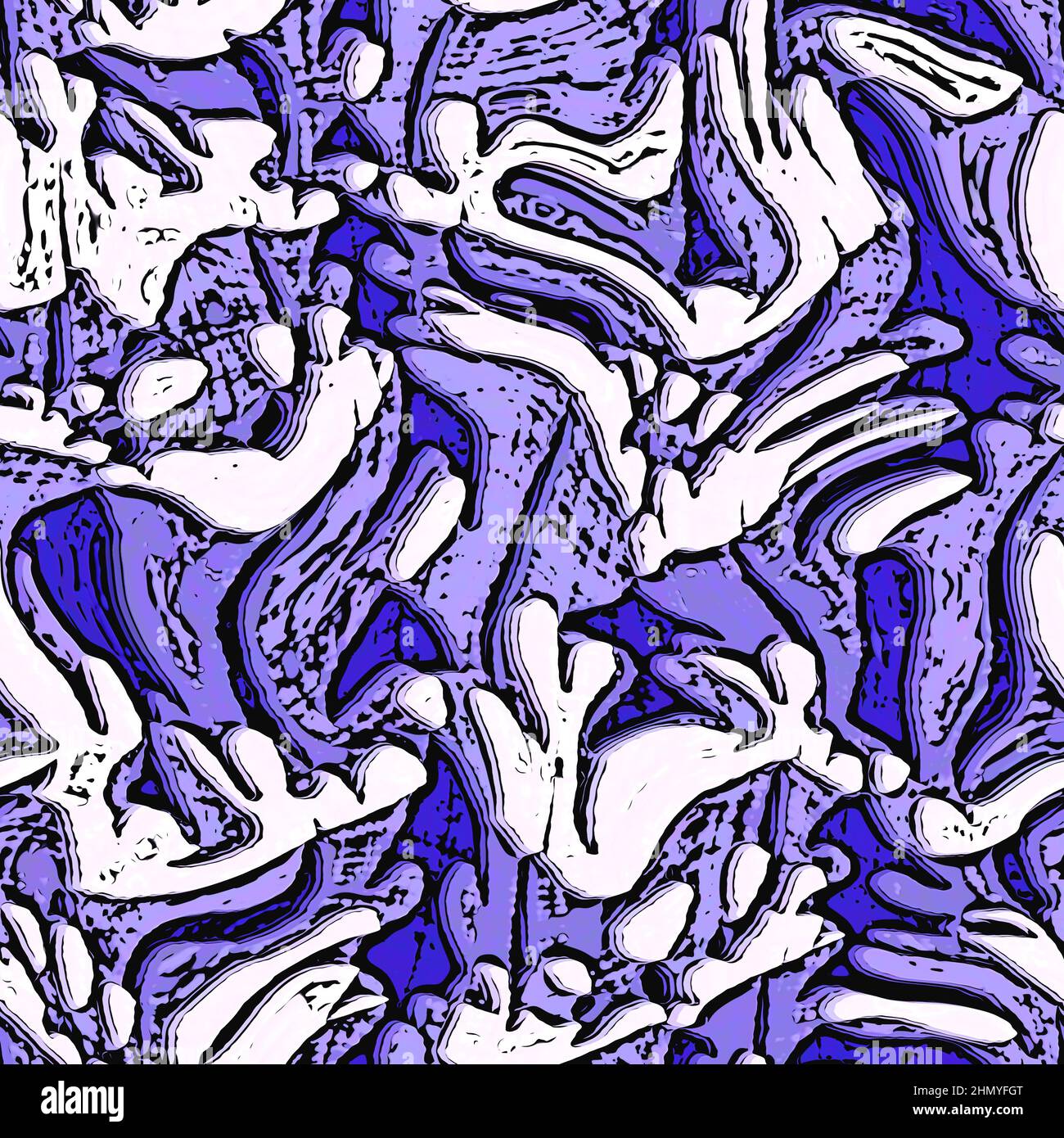 Purple camo swirl very peri color of the year seamless pattern texture ...