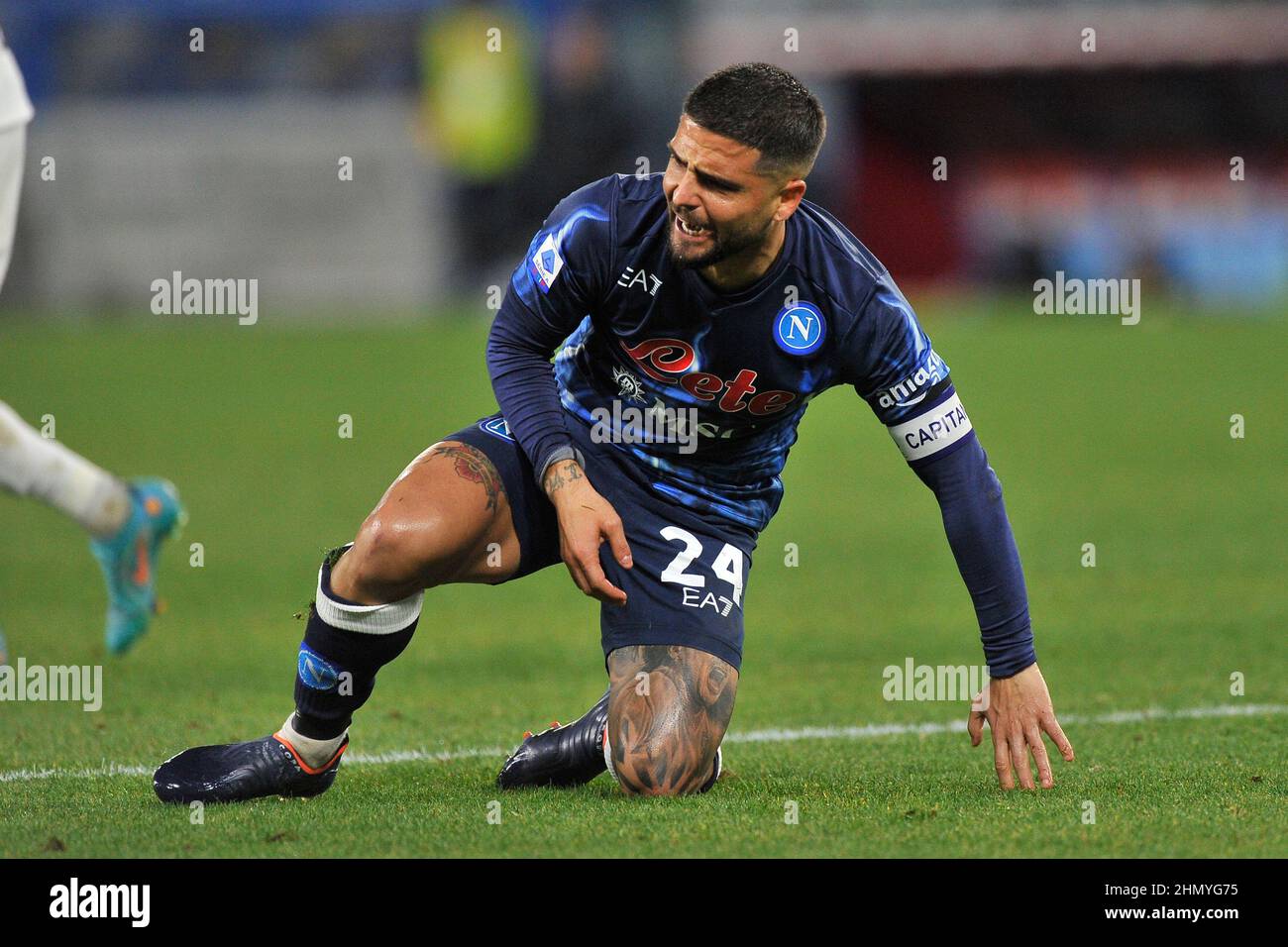 Naples, Italy. 12th Feb, 2022. Lorenzo Insigne player of Napoli, during ...