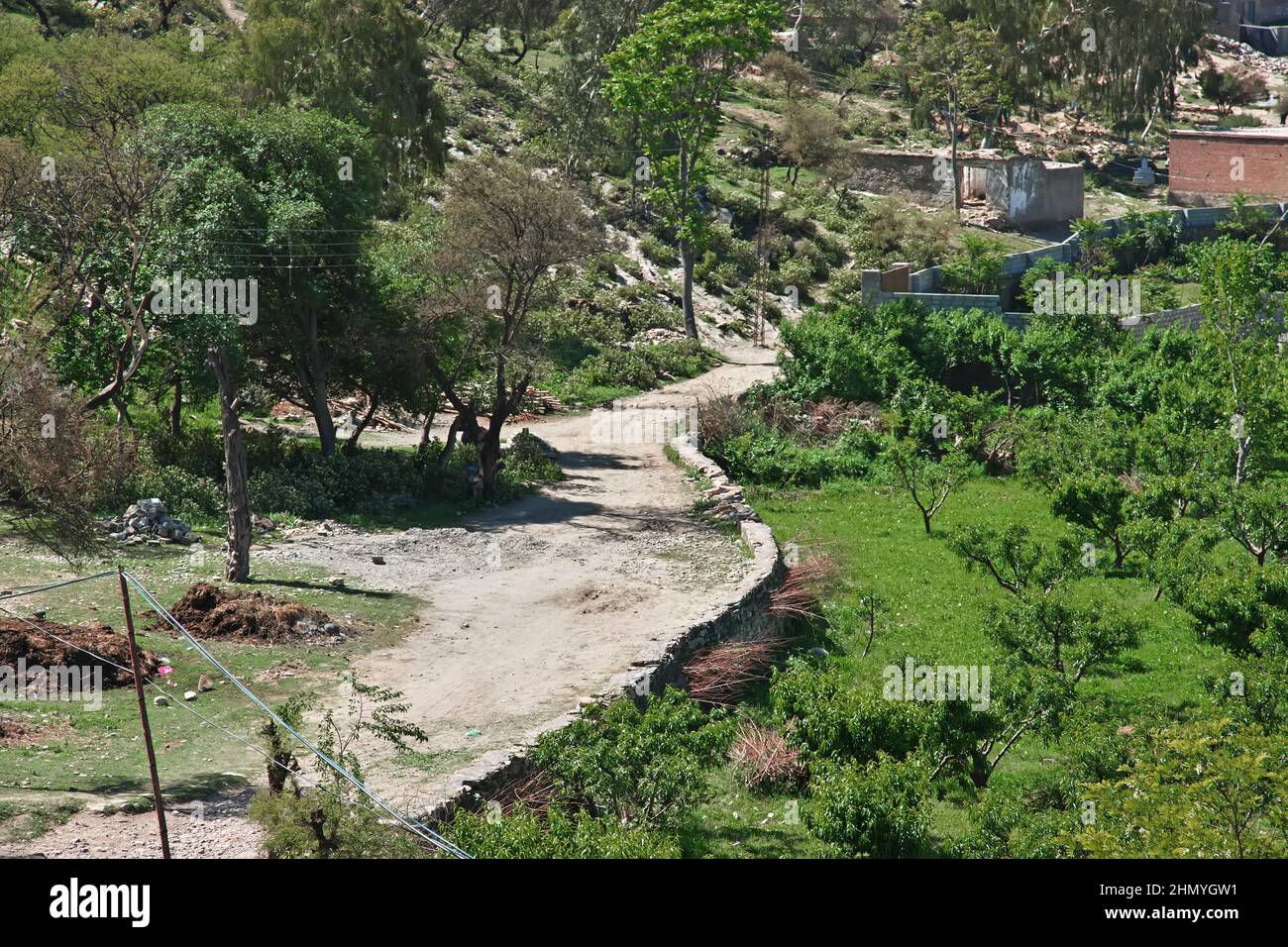 A village in Swat valley of Himalayas, Pakistan Stock Photo - Alamy