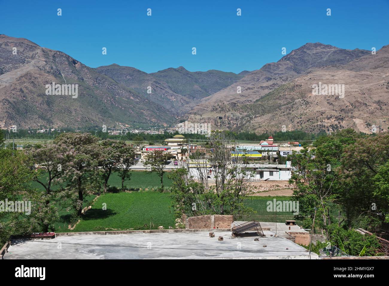 A village in Swat valley of Himalayas, Pakistan Stock Photo - Alamy