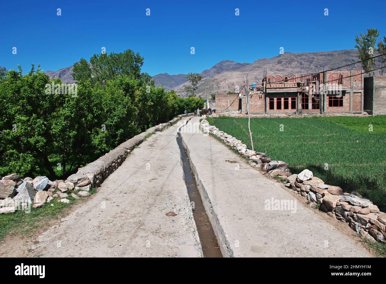 A village in Swat valley of Himalayas, Pakistan Stock Photo - Alamy