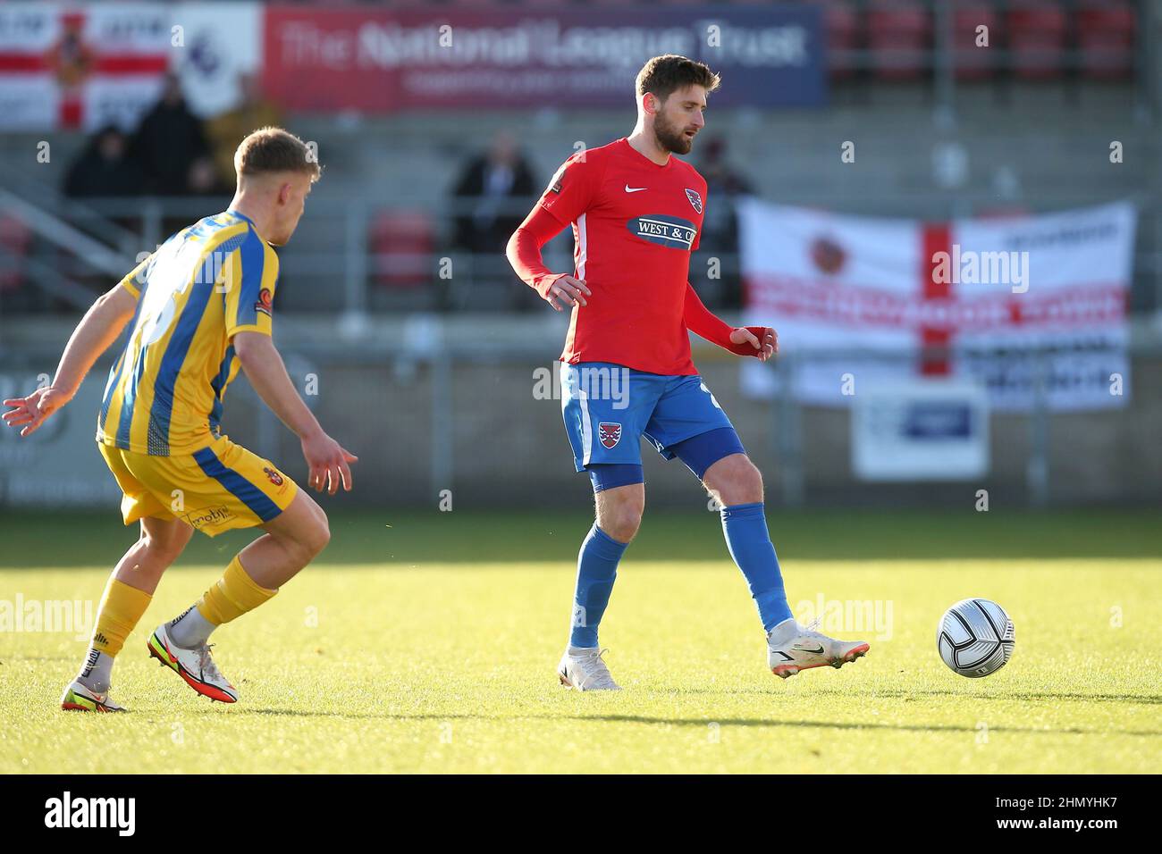 Callum Reynolds of Dagenham and Redbridge during Dagenham & Redbridge ...