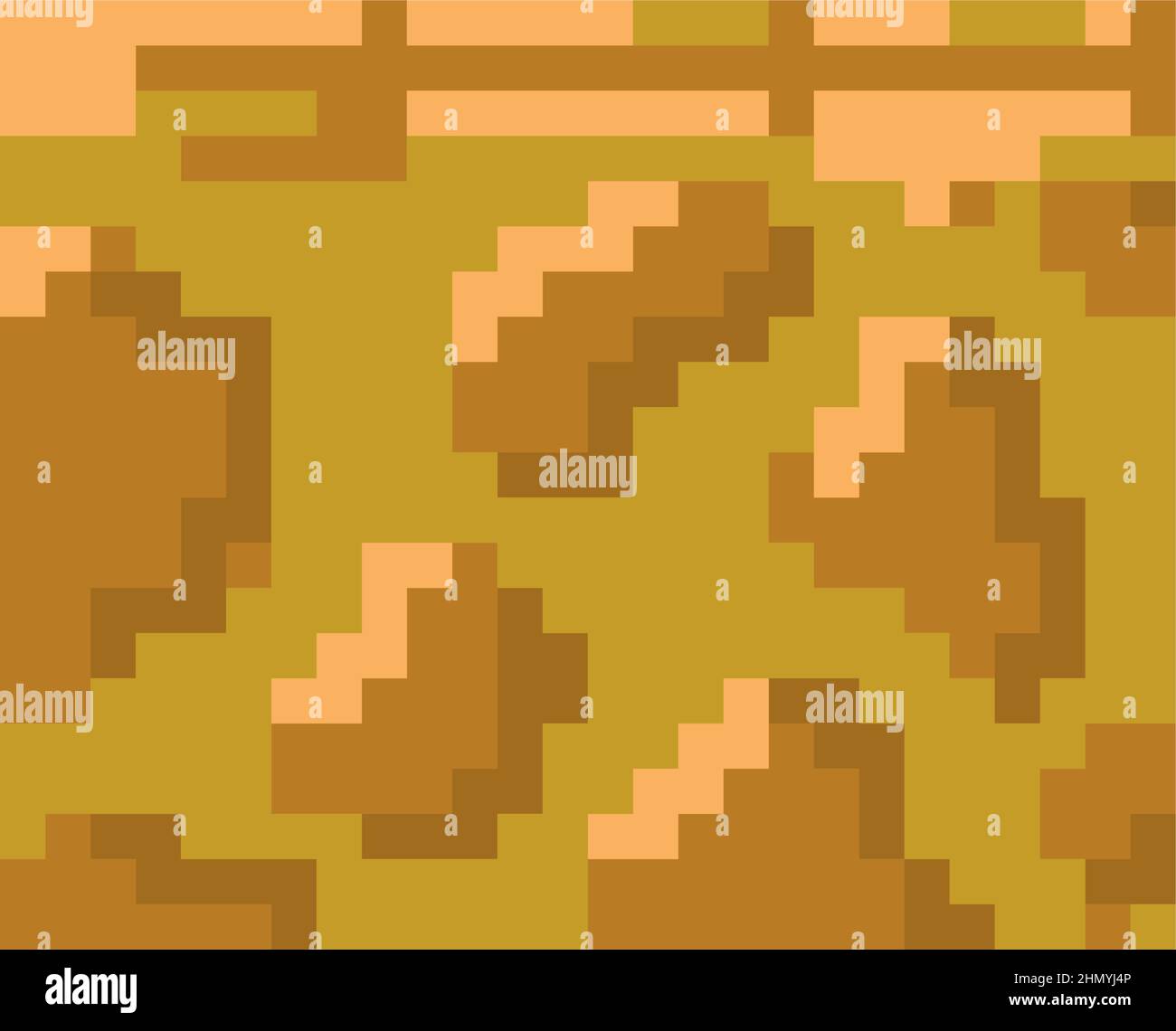 pixelated desert block over white Stock Vector Image & Art - Alamy
