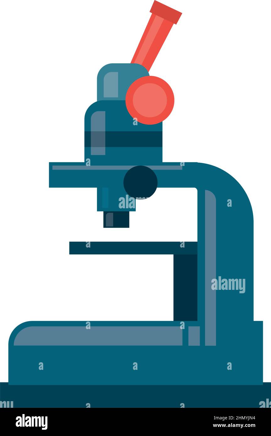 gray microscope design over white Stock Vector Image & Art - Alamy