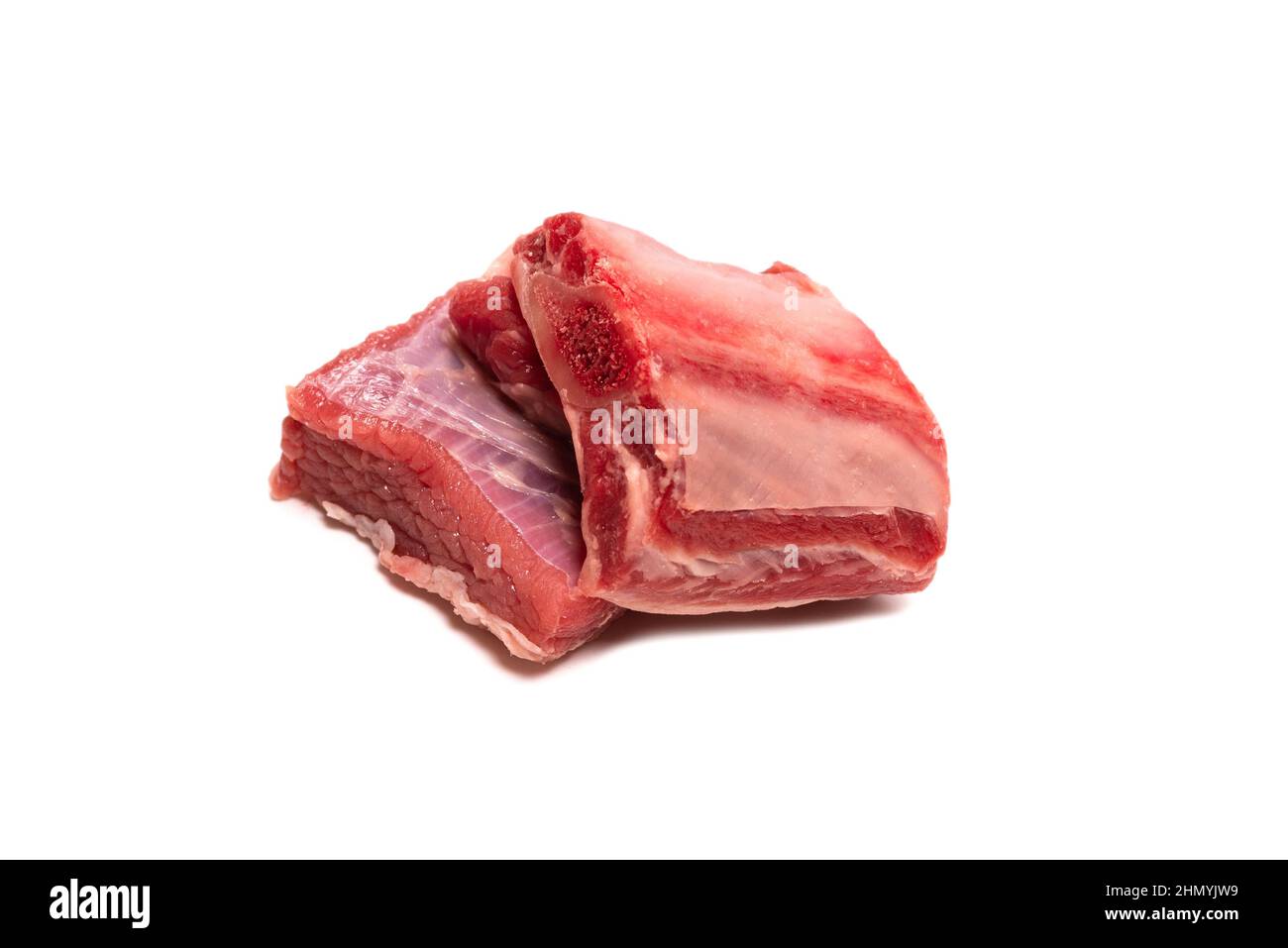 Barbecue ribs top view Cut Out Stock Images & Pictures - Alamy