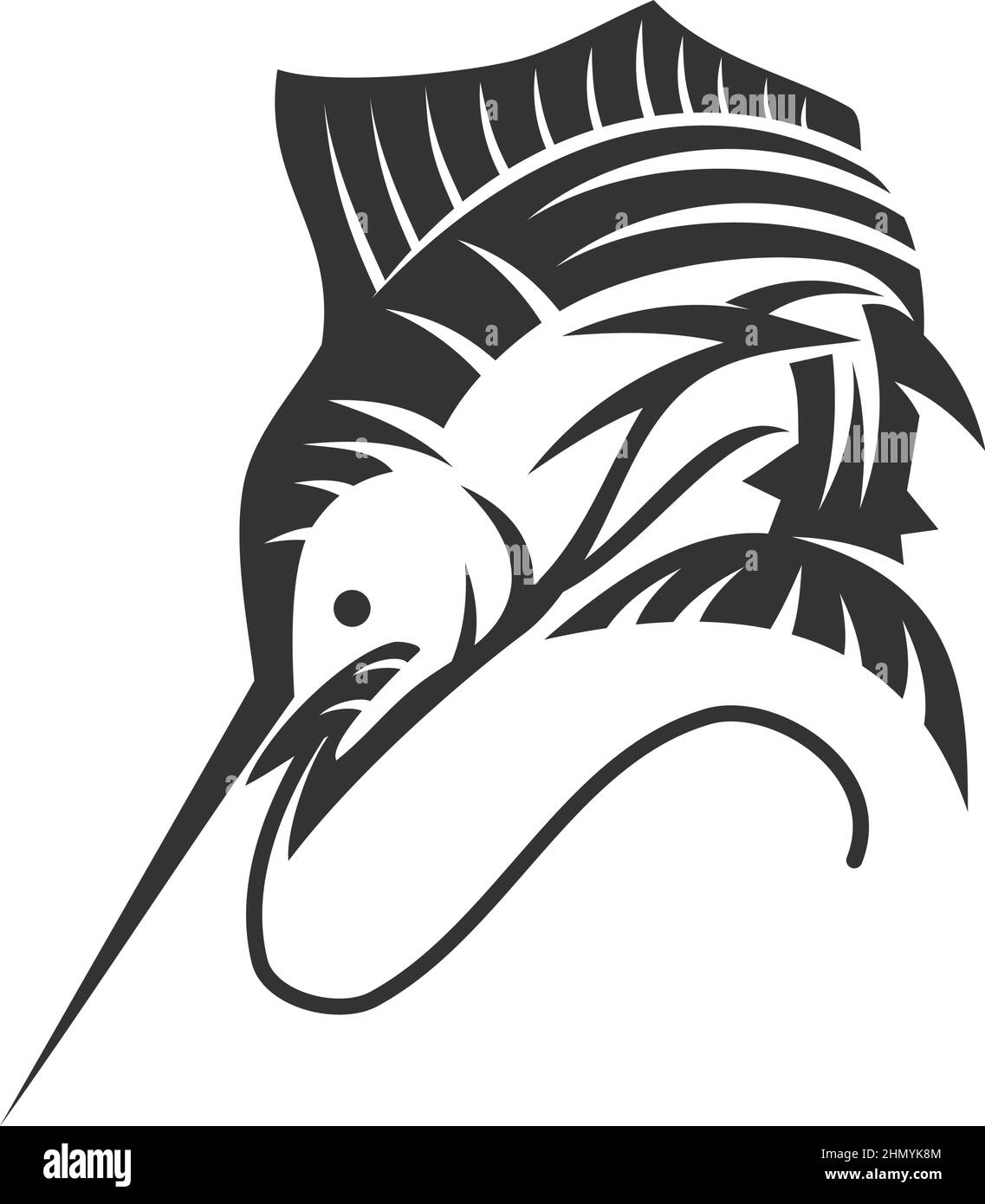 Marlin fishing sport Marlin fish business Icon Illustration Brand ...