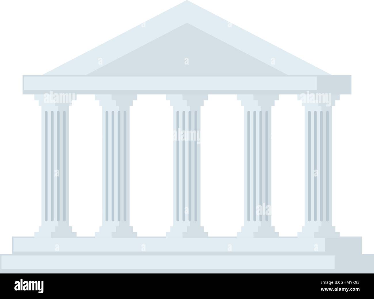 gray classic courthouse over white Stock Vector Image & Art - Alamy