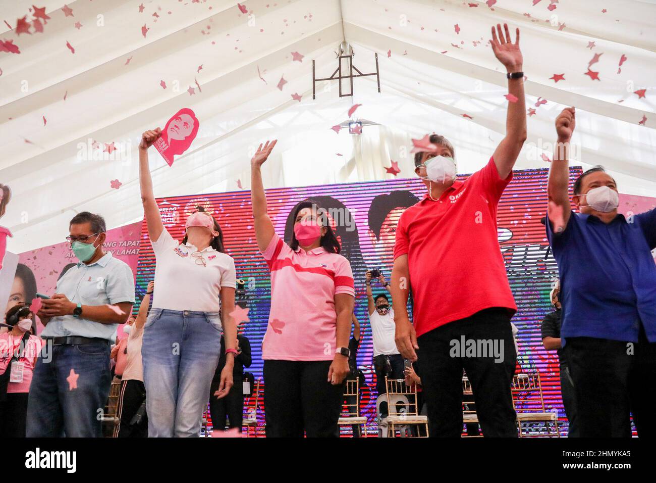 Manila, Philippines. 13th Feb, 2022. Incumbent Vice-President and ...