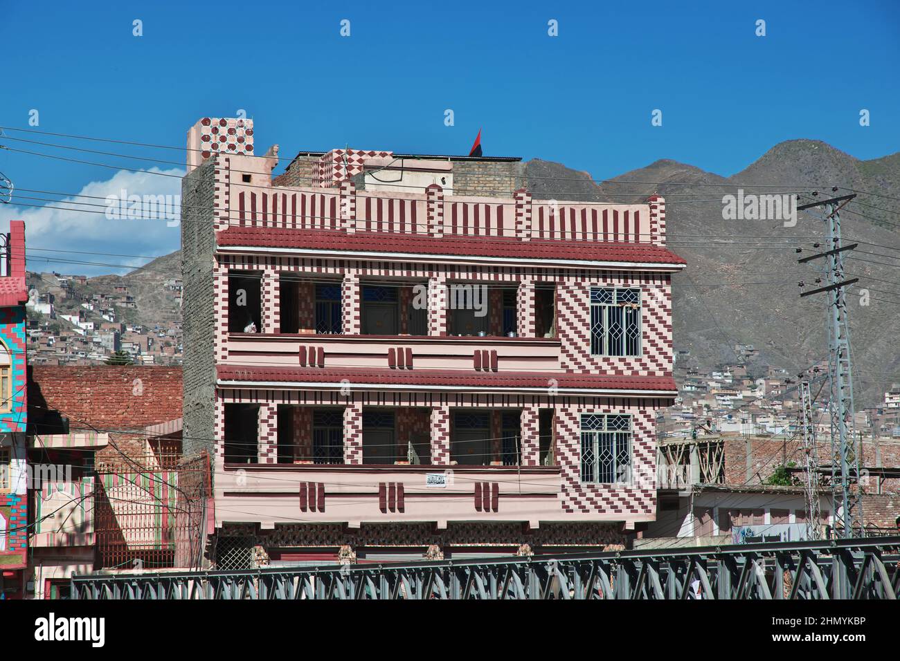 A vintage house in Mingora, Swat valley of Himalayas, Pakistan Stock ...