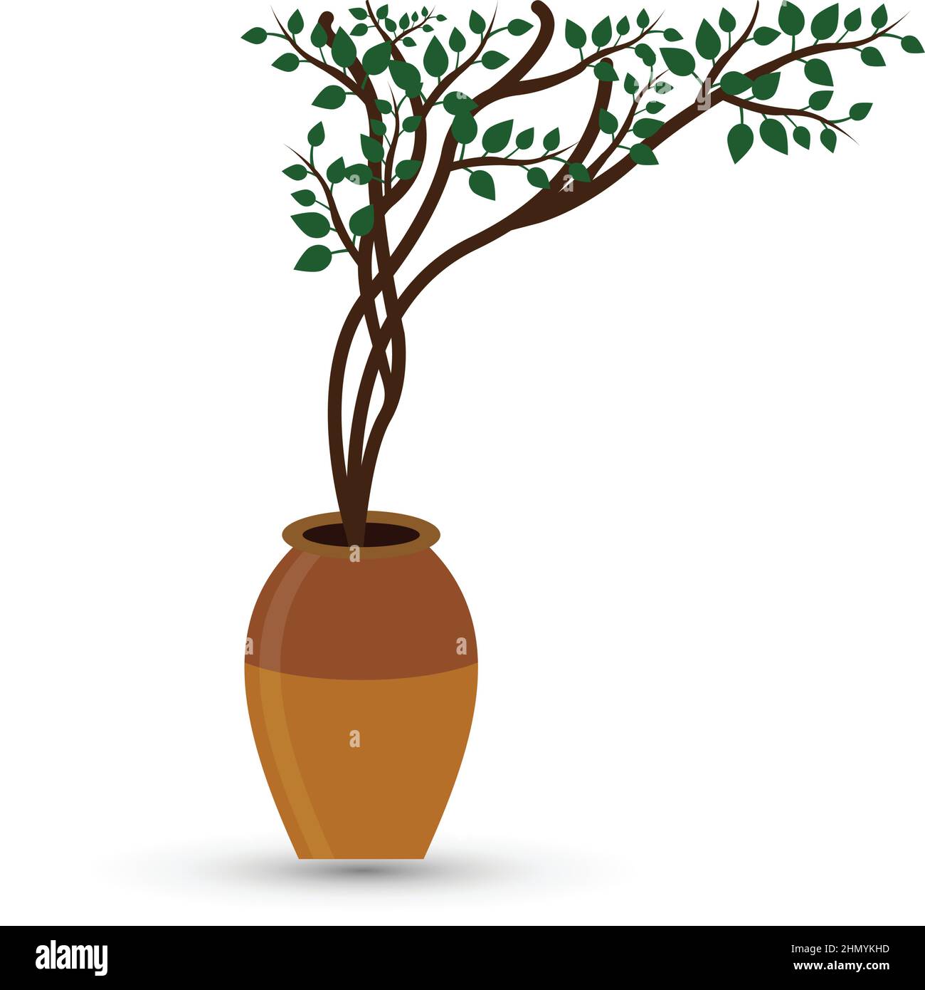 Vector house plant Cut Out Stock Images & Pictures - Alamy