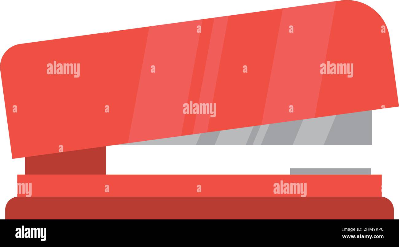 red stapler design over white Stock Vector Image & Art - Alamy
