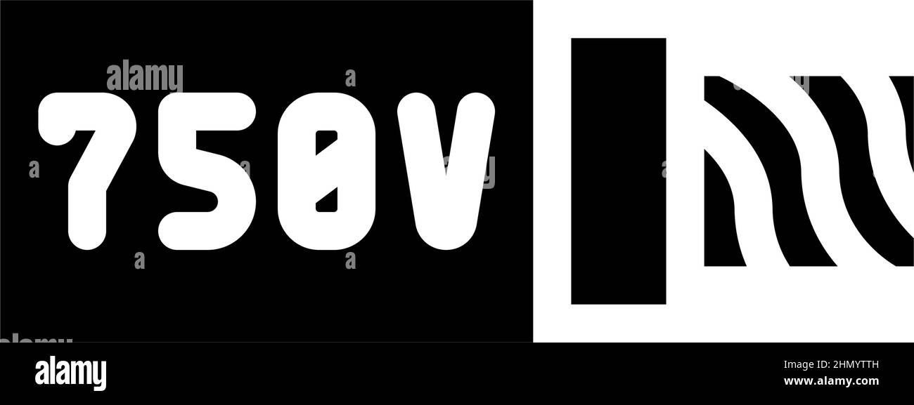 low voltage cables glyph icon vector illustration Stock Vector Image ...